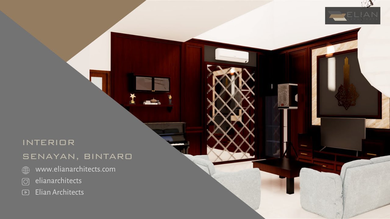 CLASSIC HOME — INTERIOR SENAYAN, BINTARO - YouTube