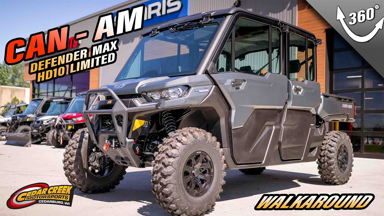 Walkaround | 2024 Can-Am® Defender MAX Limited HD10 - YouTube