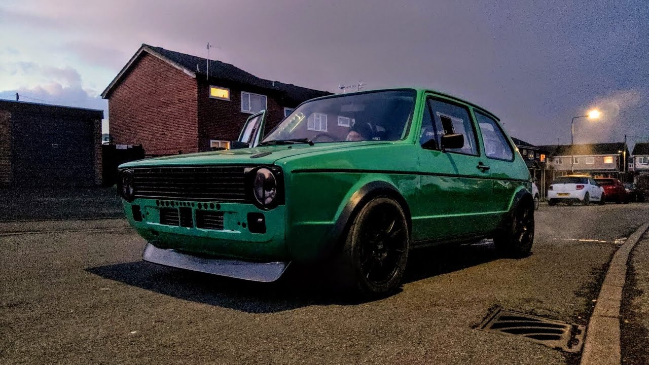 mk1 golf turbo launches - YouTube