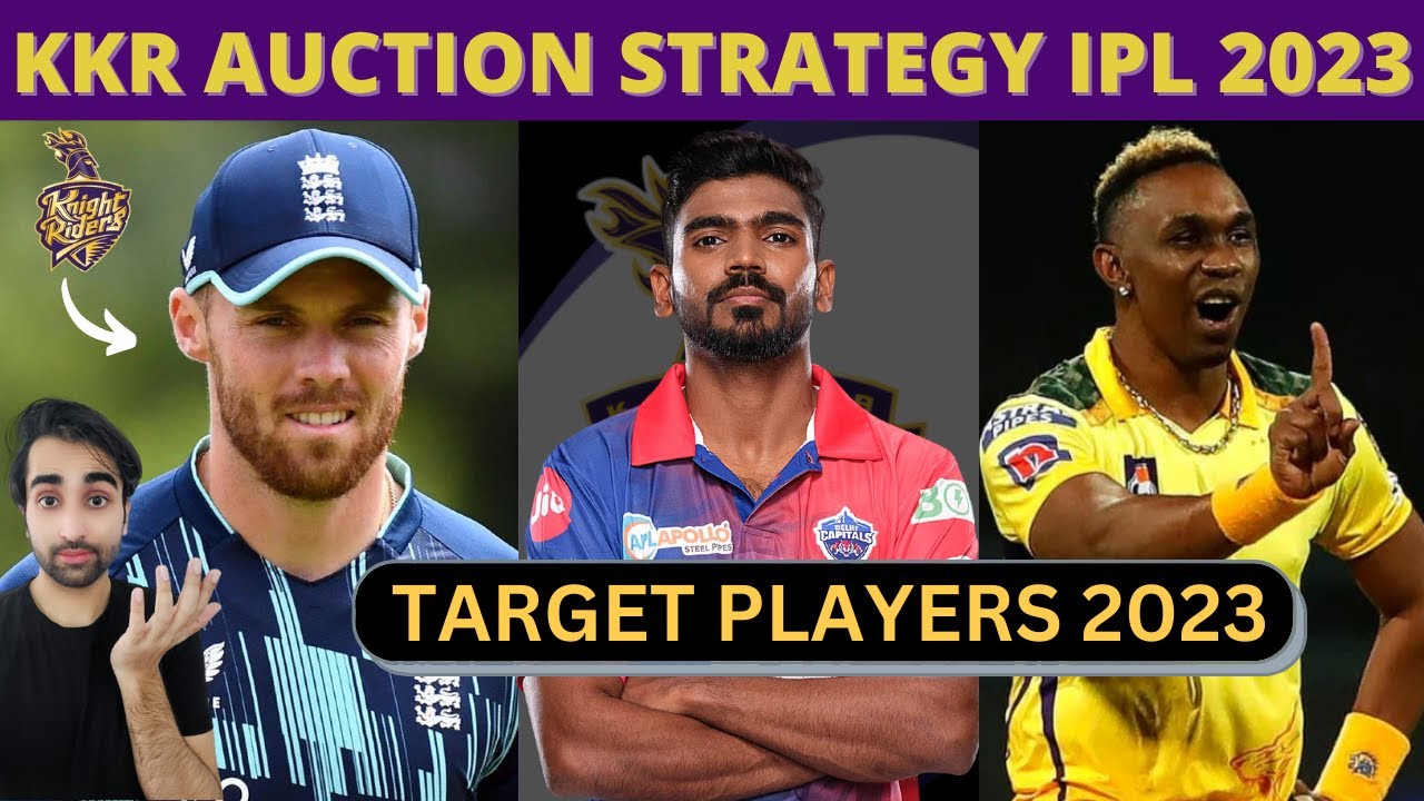 KKR Target Players and IPL 2023 AUCTION STRATEGY Mini Auction | IPL ...