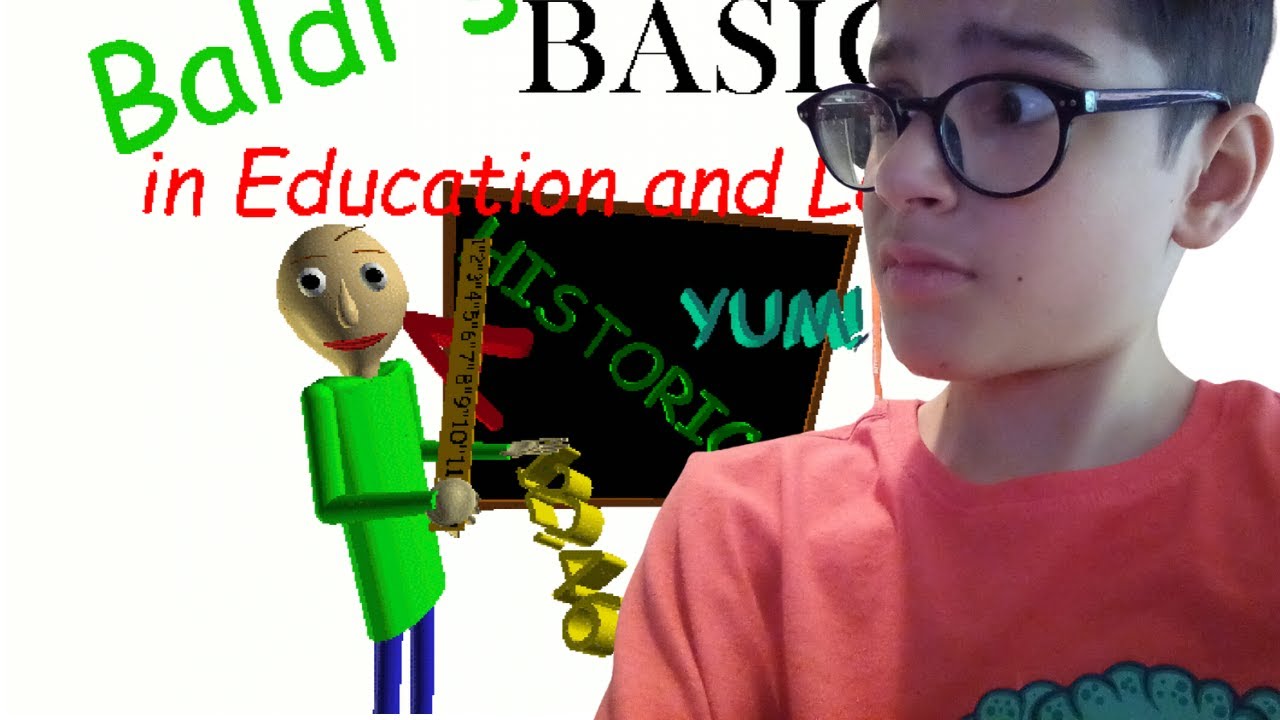 I played Baldi's Basics!!! - YouTube