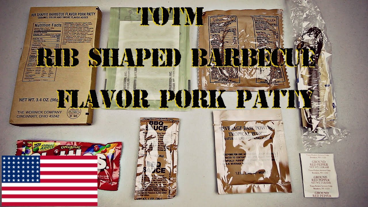 RIB SHAPED BARBECUE FLAVOR PORK PATTY, TOTM - HD 1080P - YouTube