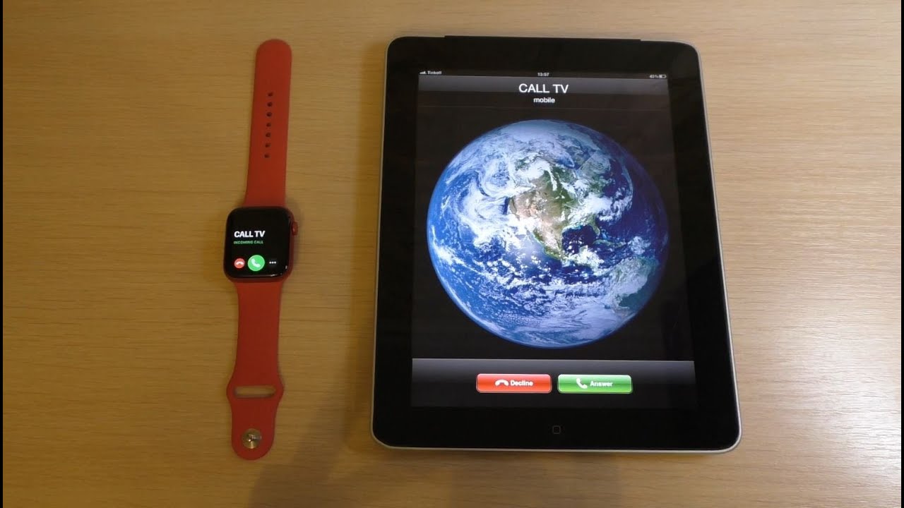 Apple Watch 6 & iPad Incoming Calls - YouTube