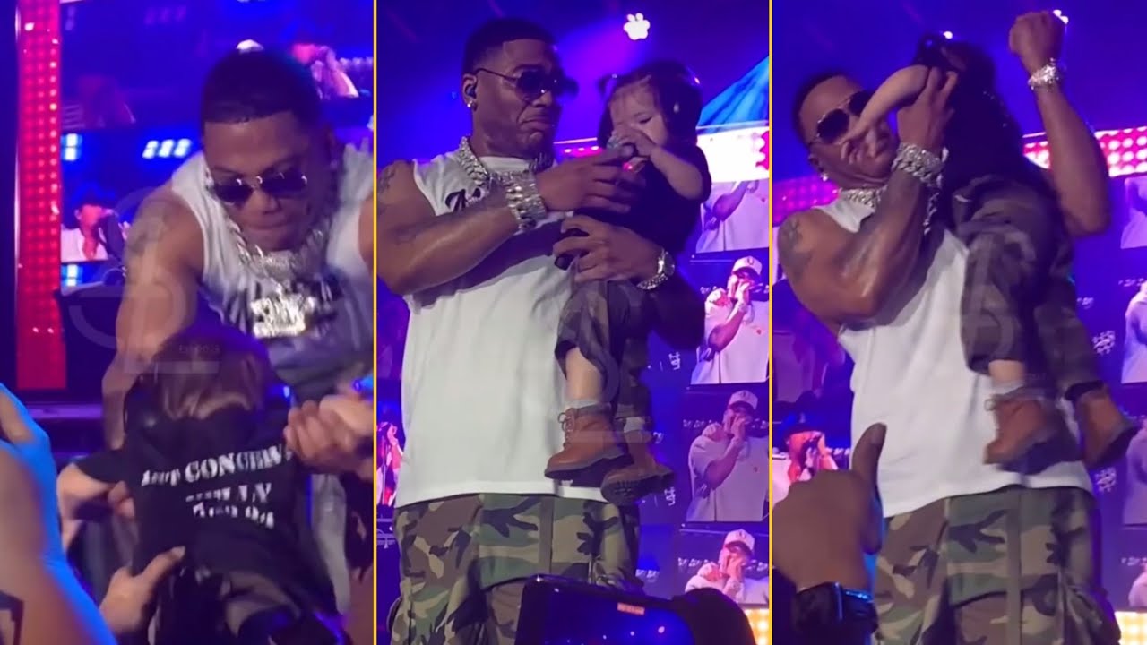 Nelly Brings Out Little Kid On The Stage ‘Nelly Preparing To Be Father ...