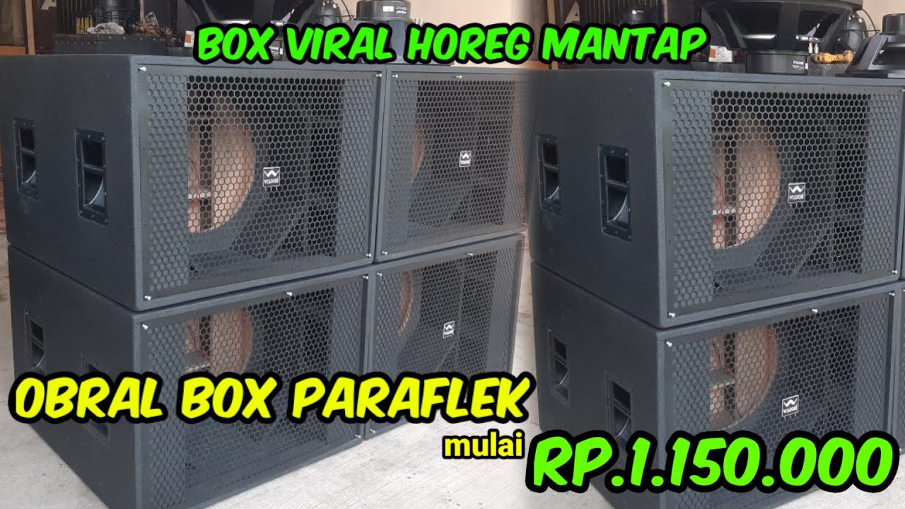 OBRAL BOX PARAFLEK / PARATELL ⁉️ || BOX Viral horeg, NO DEBAT - YouTube