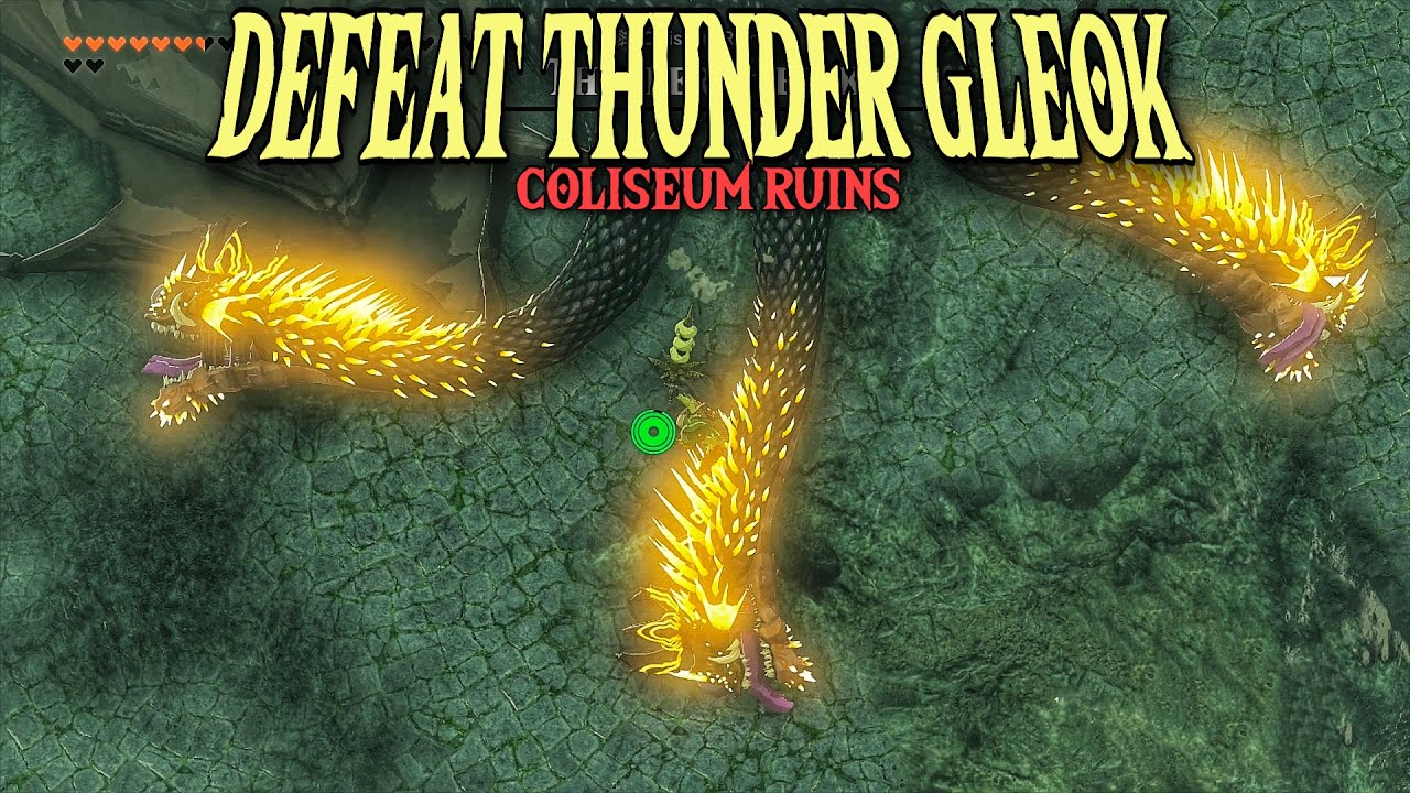 How to Defeat Thunder Gleeok of Coliseum Ruins in Tears of The Kingdom ...