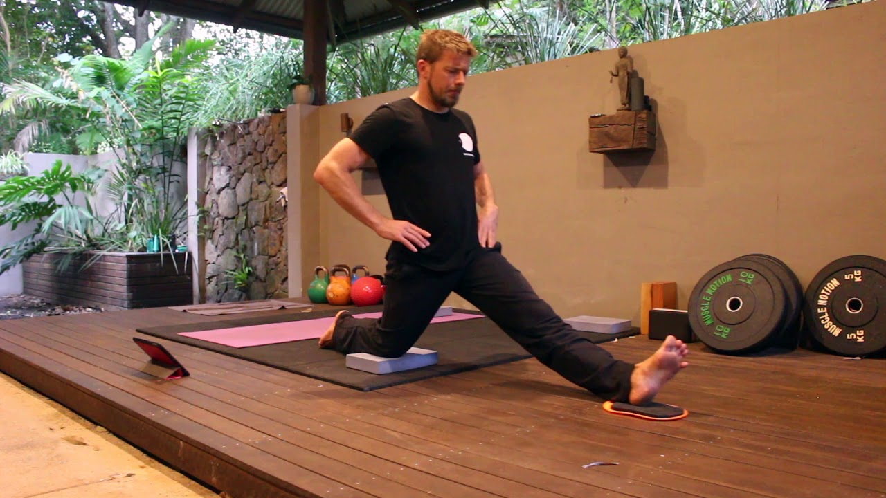 Front Splits, Front Foot Slider - YouTube