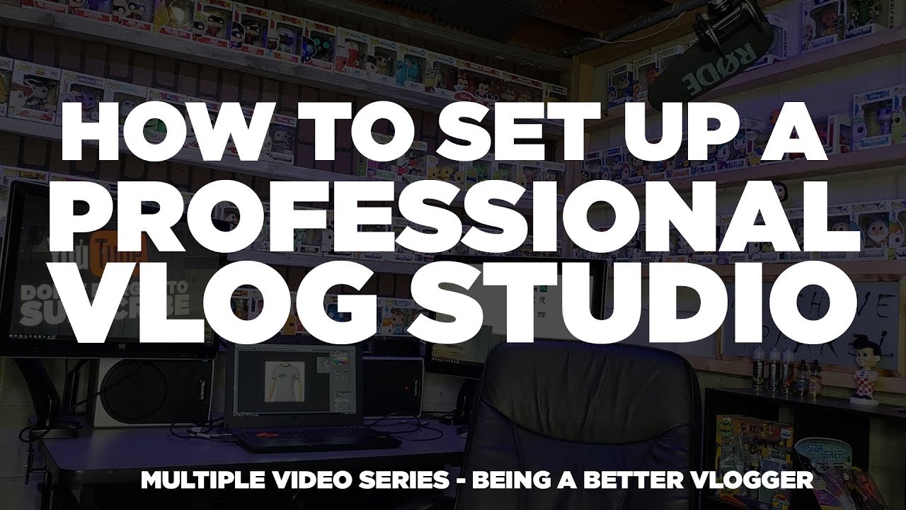 How to set up a Vlog studio - (Multiple part video series) - YouTube