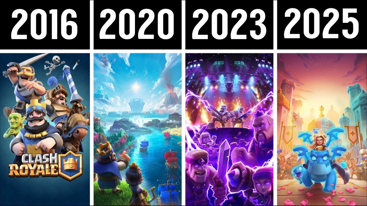 Evolution of Loading Screens in Clash Royale (2016 - August 2025) - YouTube
