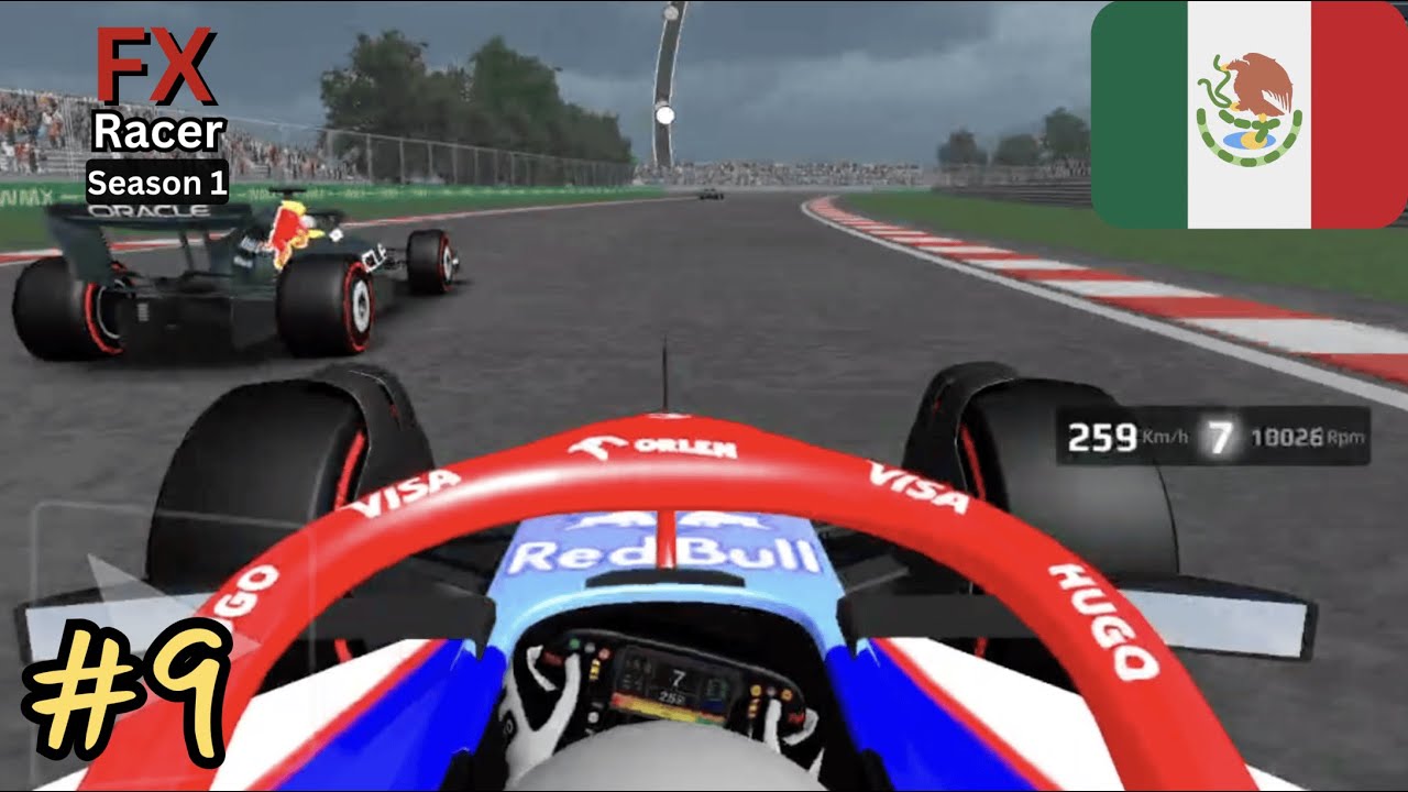 FX RACER Championship S1 R9: Rain Chaos in Mexico: Fighting Red Bulls ...