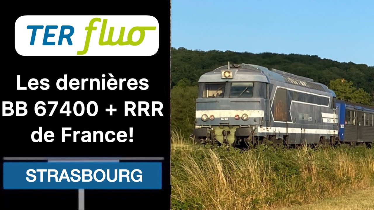 Les dernières BB 67400 et RRR de France ! - YouTube