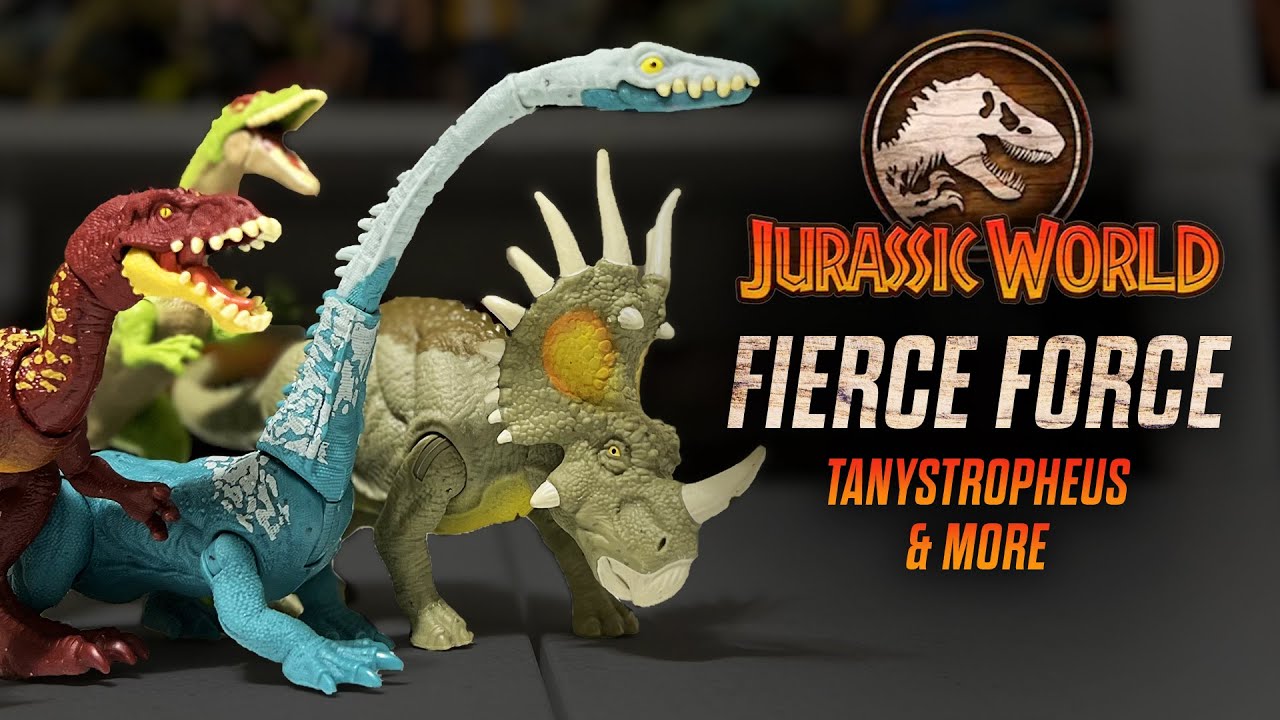 TOY UNBOXING: Jurassic World Fierce Force Tanystropheus + More in 4K ...