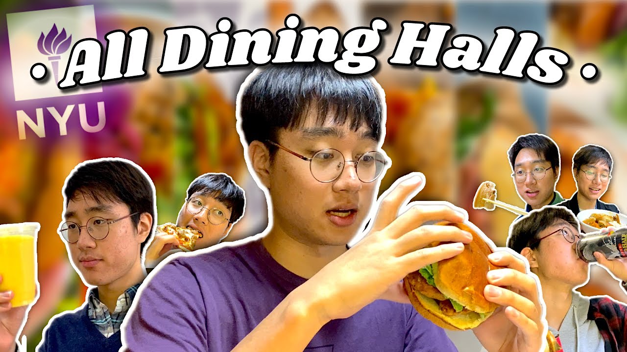 EATING AT EVERY NYU DINING HALL - YouTube