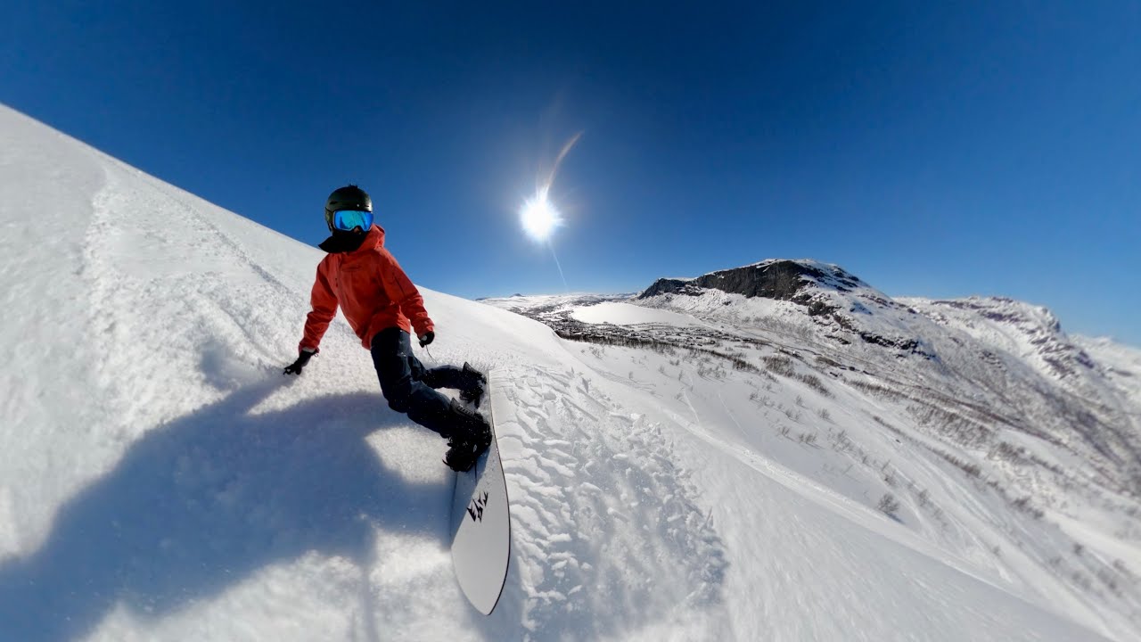 Spring snowboarding and splitboarding in Tyin-Filefjell - YouTube