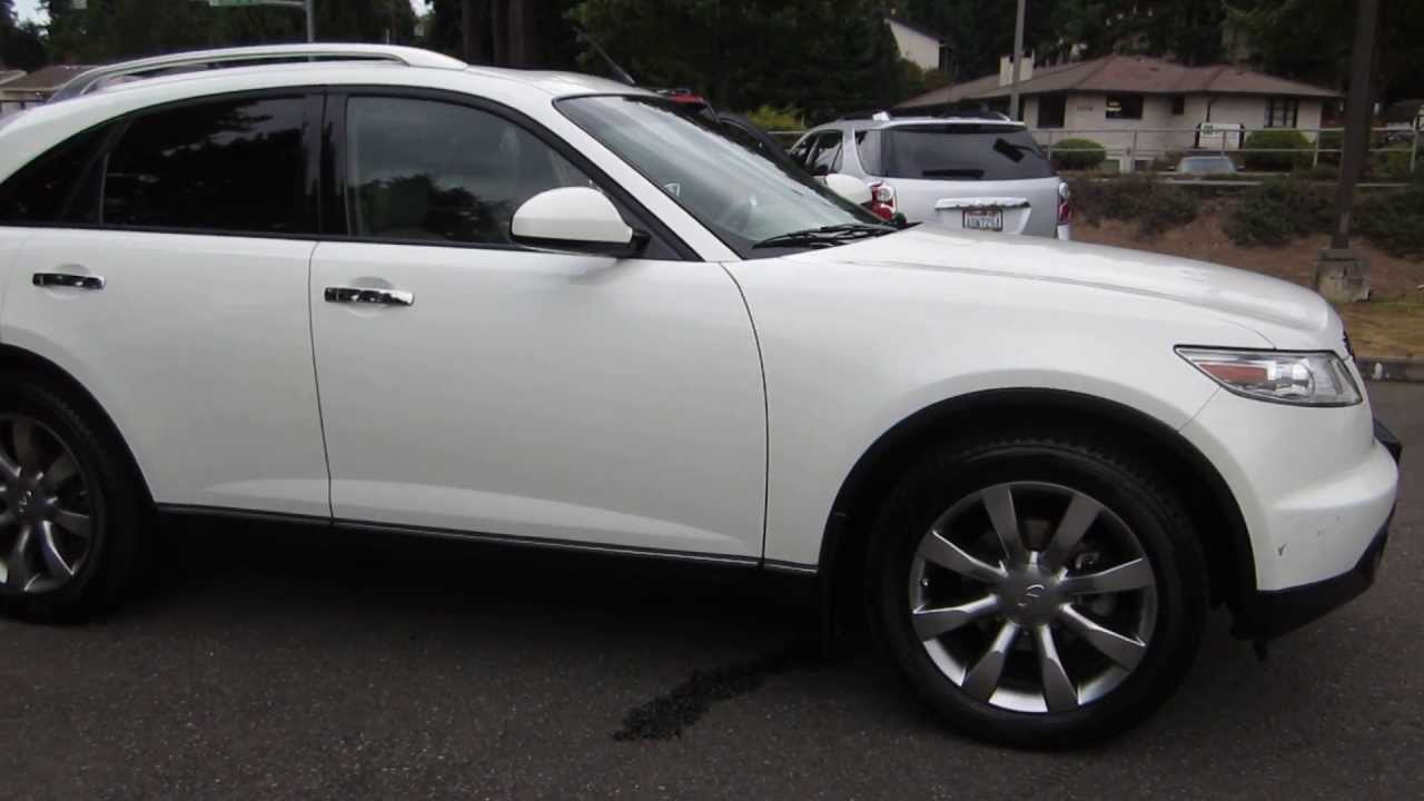 2004 Infiniti FX45, White - STOCK# 13564A - Walk around - YouTube