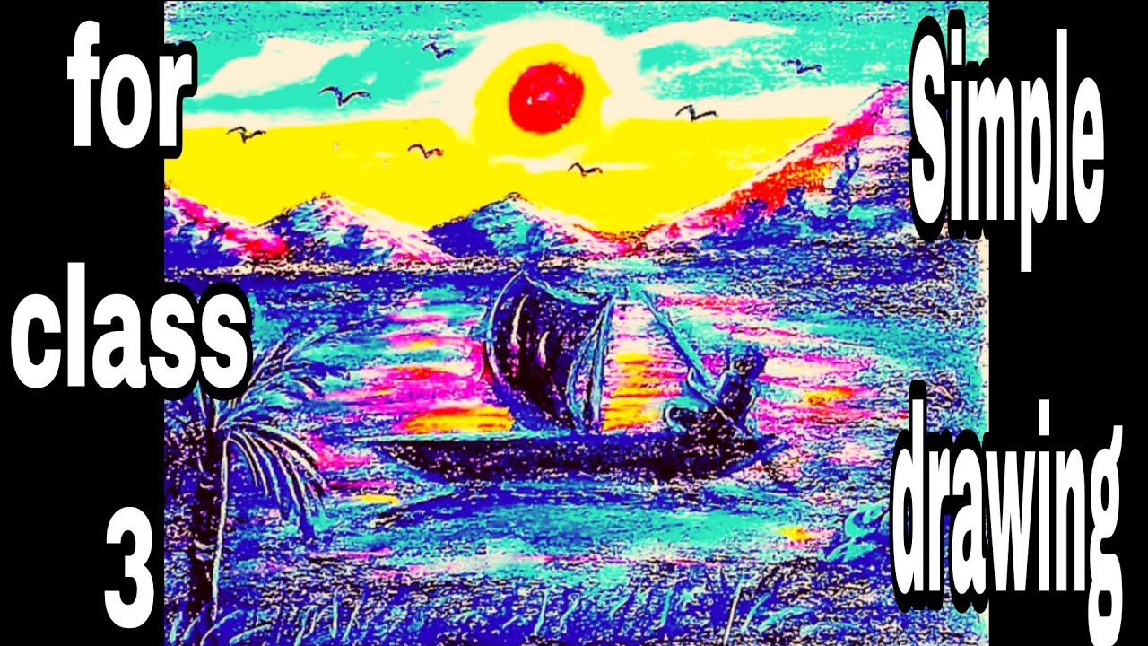 simple drawing for class 3#drawing #art - YouTube