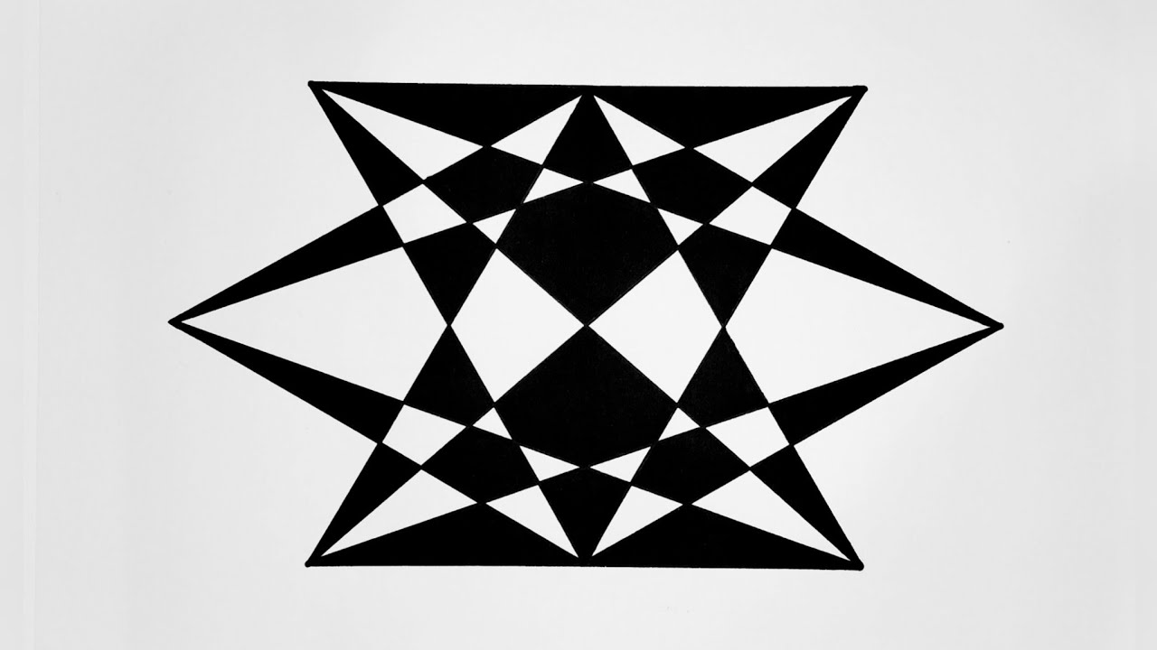 Simple & Easy Geometric Design #geometricpattern #easydrawing # ...