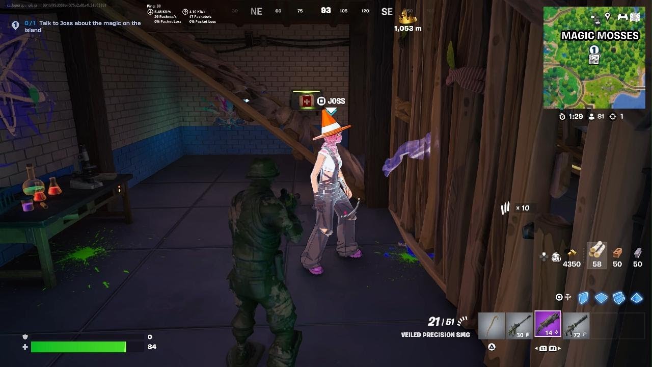 Fortnite chapter 6 season 2 story quests WANTED JOSS part 1 - YouTube