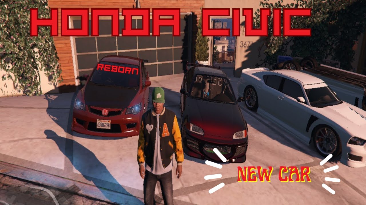 I bought a new honda civic reborn|GTA 5|Car collection|New addition ...