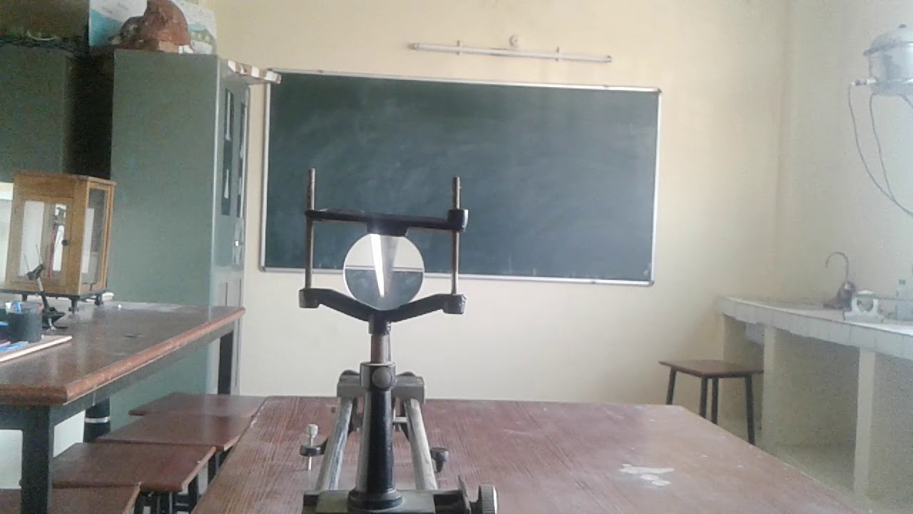 to find focal length of convex lense by plotting graph between u and v ...