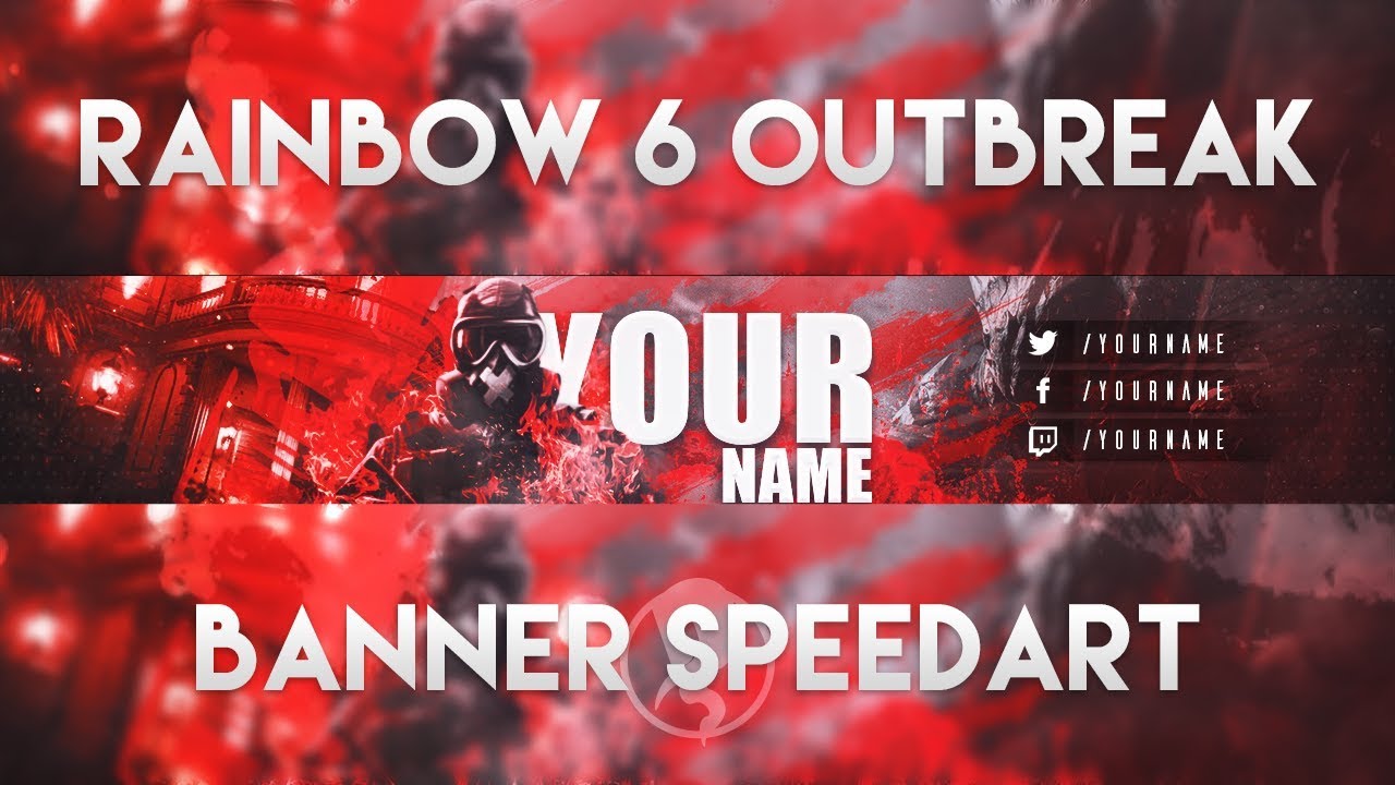 Rainbow Six Siege | Banner Speedart #5 - YouTube