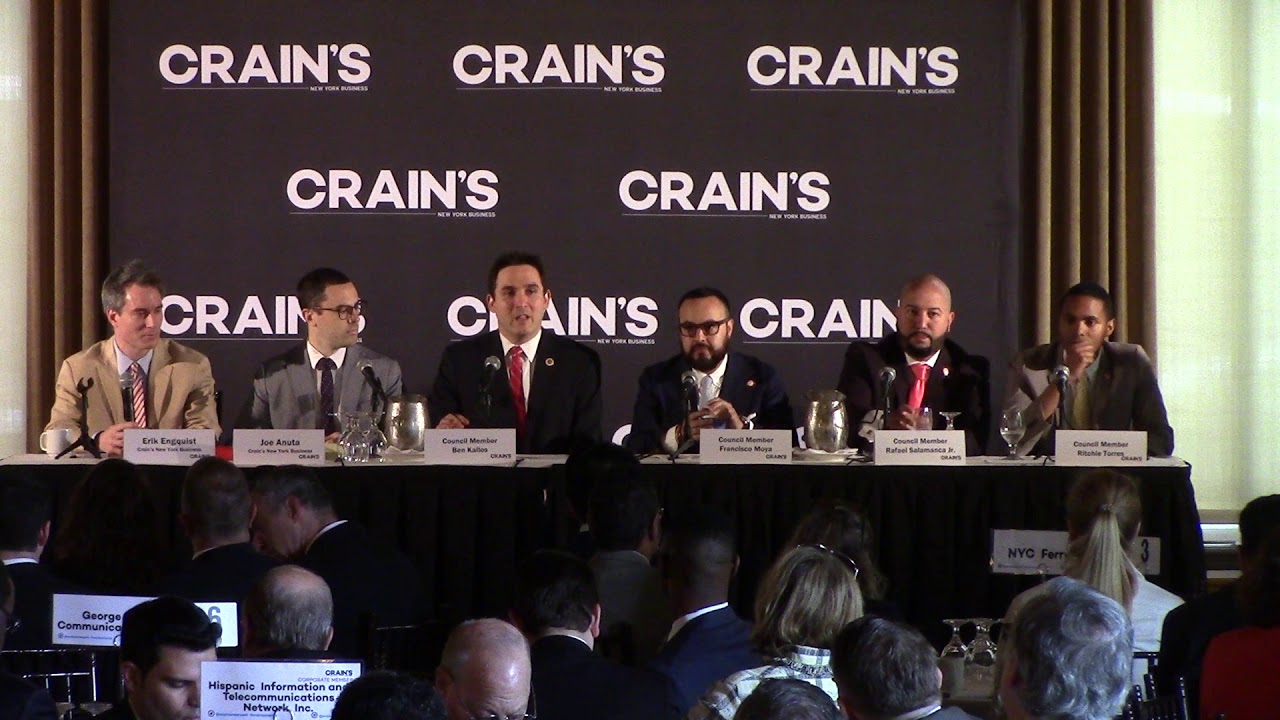 Council Member Ben Kallos Takes Part in the 2018 Crains Business Forum ...