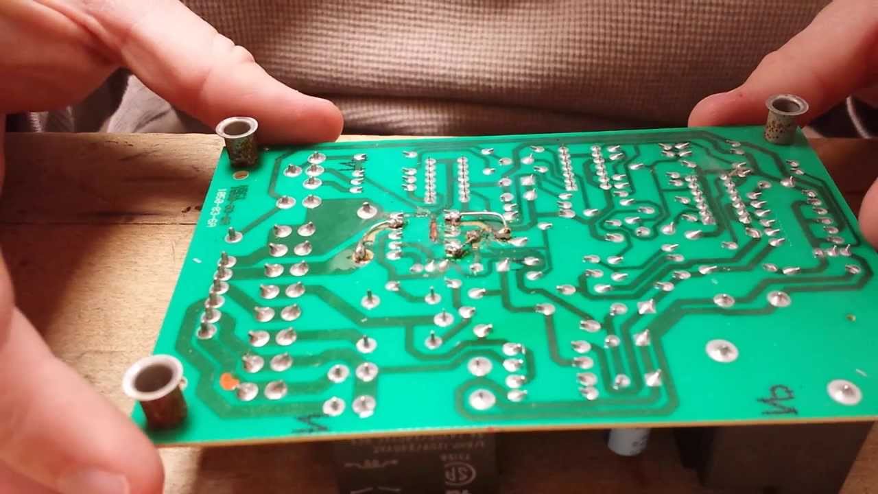 How To Heat Pump Circuit Board Fix, Part Four - YouTube