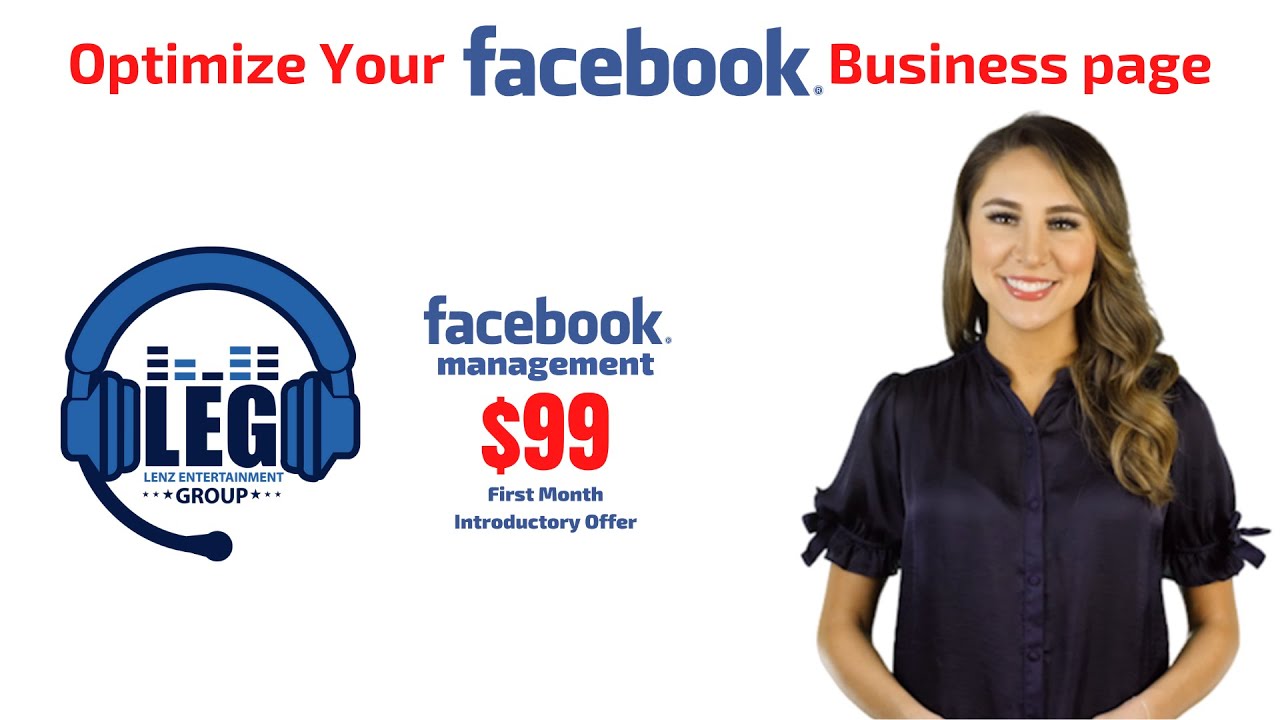 Optimize Your Facebook Business Page - Lenz Entertainment Group - YouTube