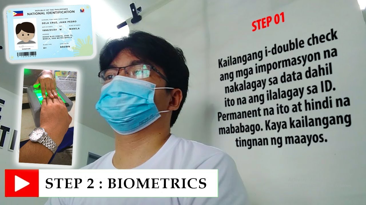 Philippine National ID Step 2 Registration | Biometrics and Issuance of ...