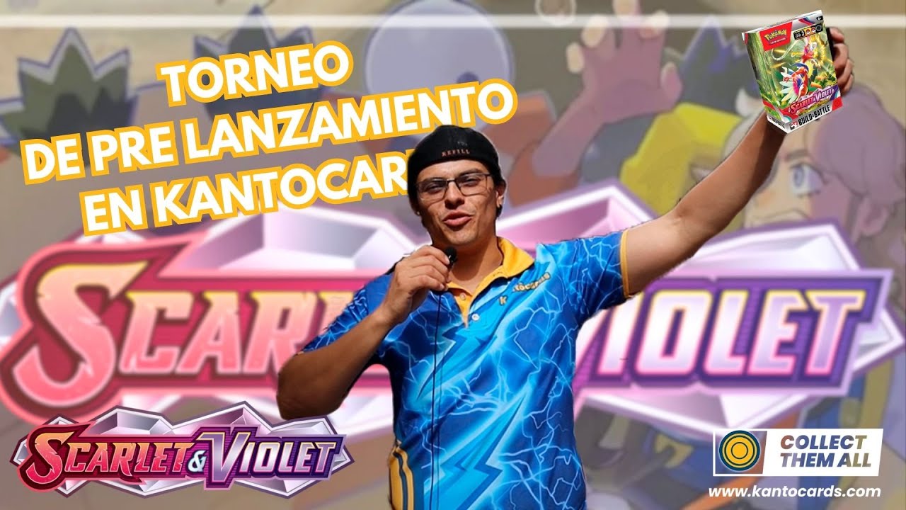 Torneo Prerelease Scarlet & Violet - Sucursal Tec Kantocards - YouTube