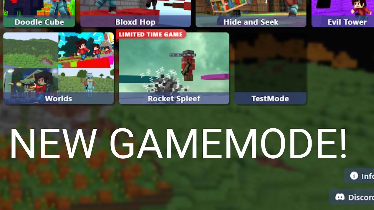 NEW BLOXD ROCKET SPLEEF GAMEMODE!!! - bloxd.io - YouTube