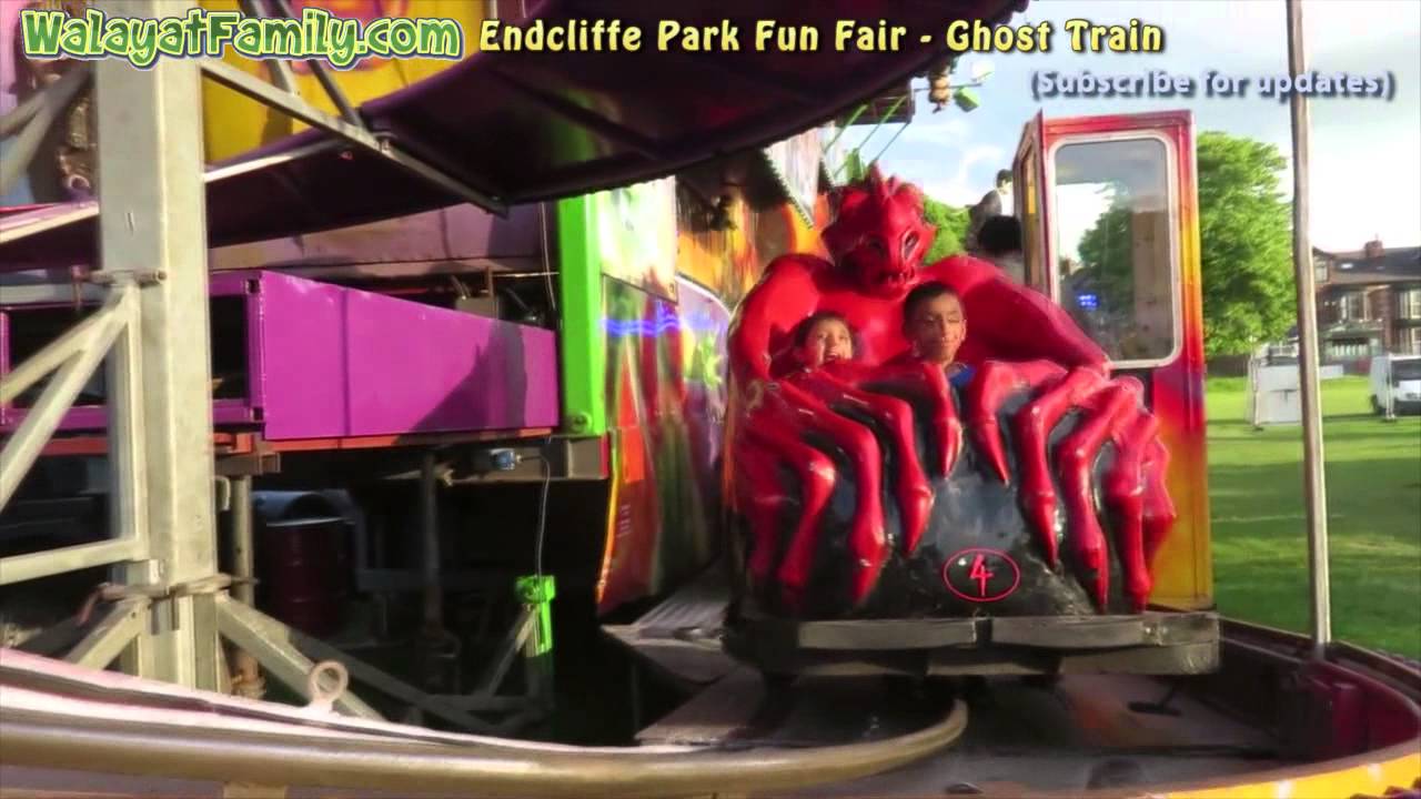 Ghost Train Ride at Endcliffe Park Fun Fair - Sheffield UK - Things to ...