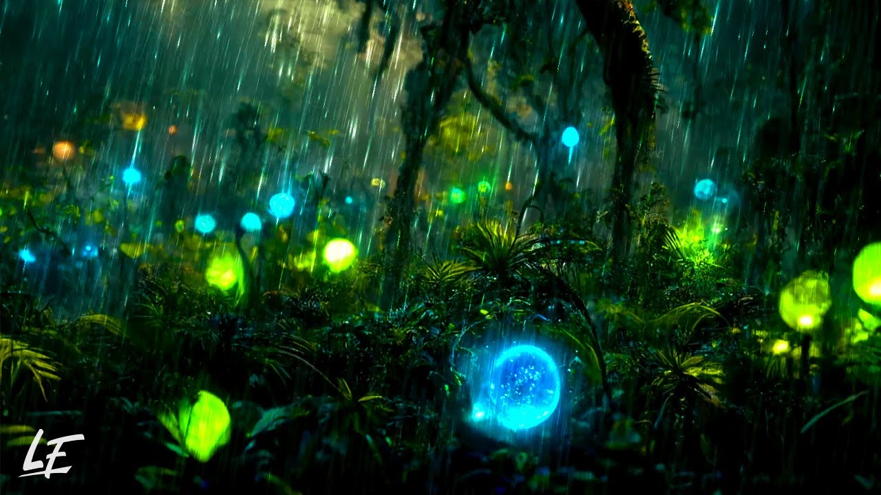 Avatar Pandora Rain Sounds | Light Rain Alien Planet Ambiance | White ...