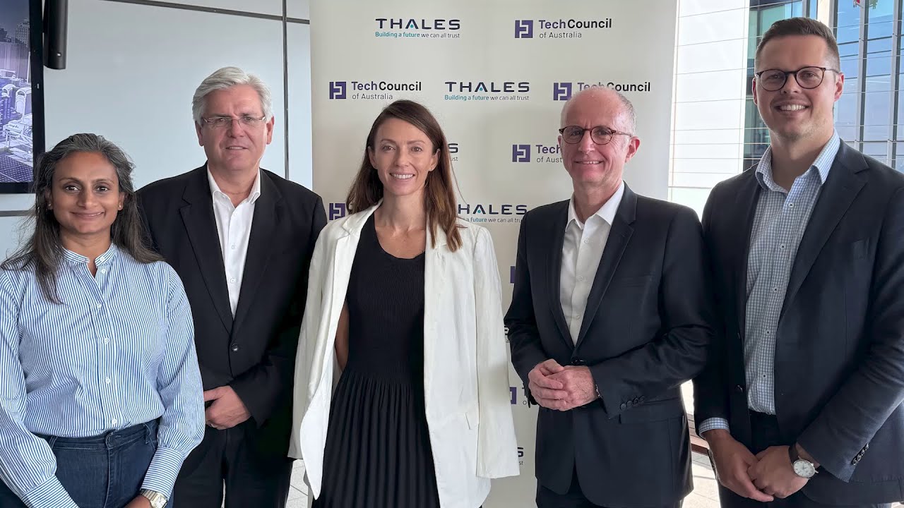 Thales joins the Tech Council of Australia - YouTube