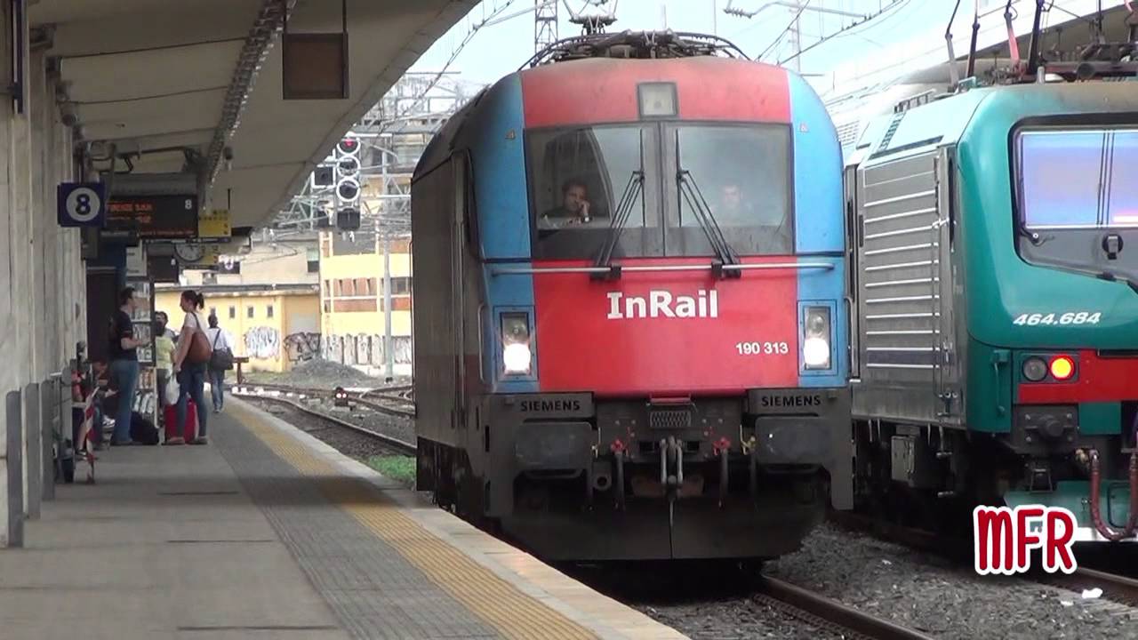 E189.993 "CANARINA" per il MRS INRAIL Udine - Fiorentina + E190.313 per ...