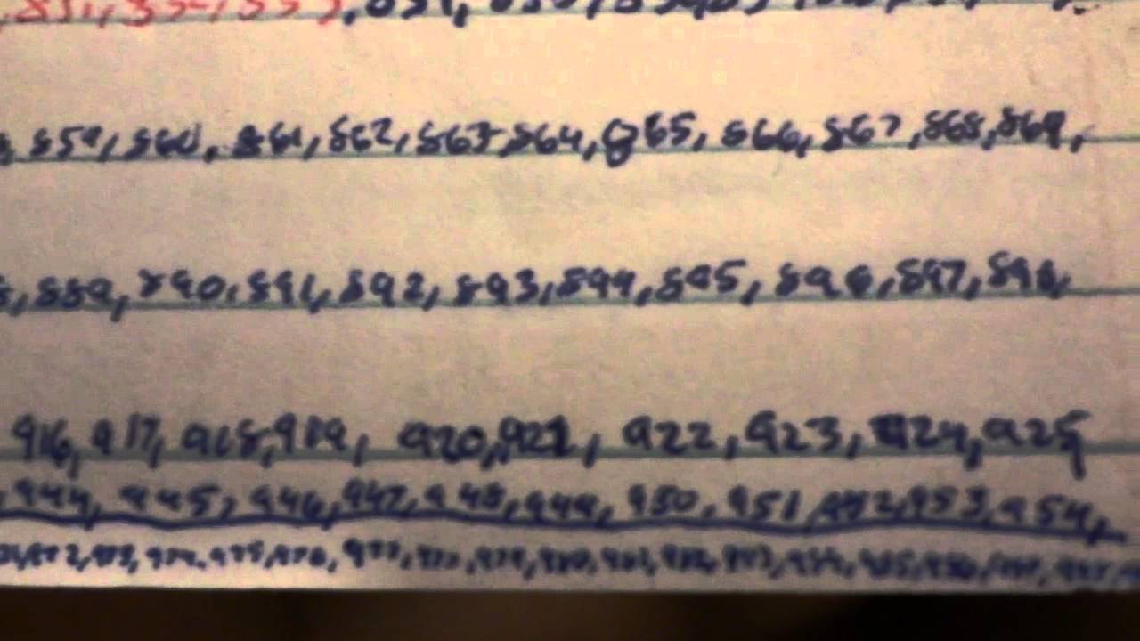 Very small handwriting - YouTube