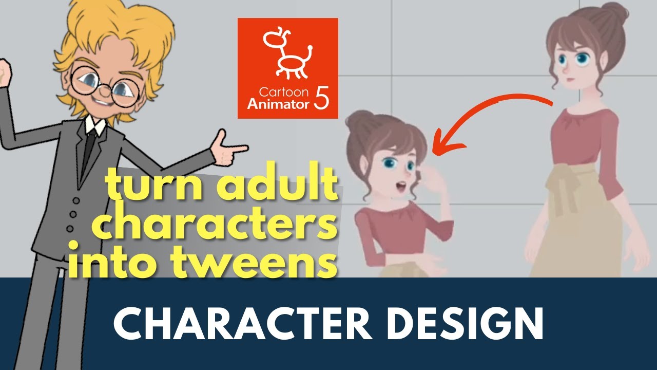 Master Cartoon Animator 5: Easy Steps to Turn Adult Characters into ...