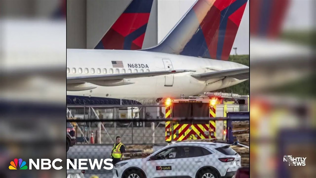 Reported tire explosion leaves two dead at Atlanta airport - YouTube