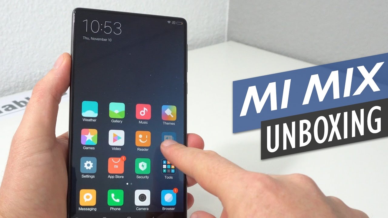 Xiaomi Mi Mix Unboxing With In-Depth Hands-On (English) - YouTube