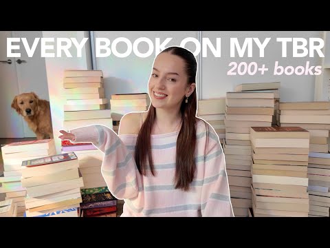 going through every book on my physical TBR!