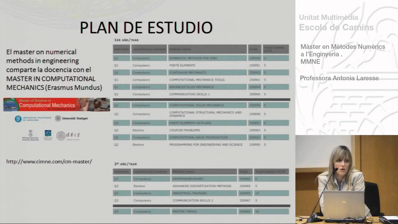 Informa't del Màster Numerical Methods in Engineering - YouTube