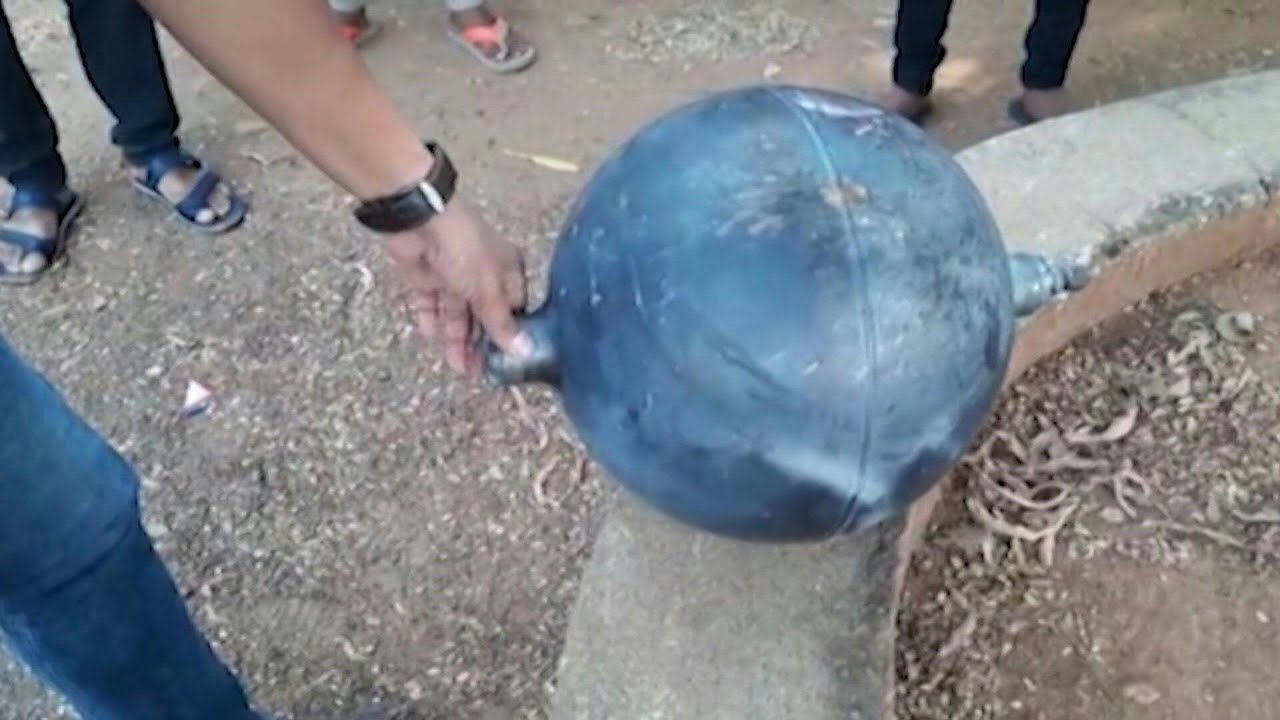 Space debris from Chinese rocket lands in Indian village | AFP - YouTube