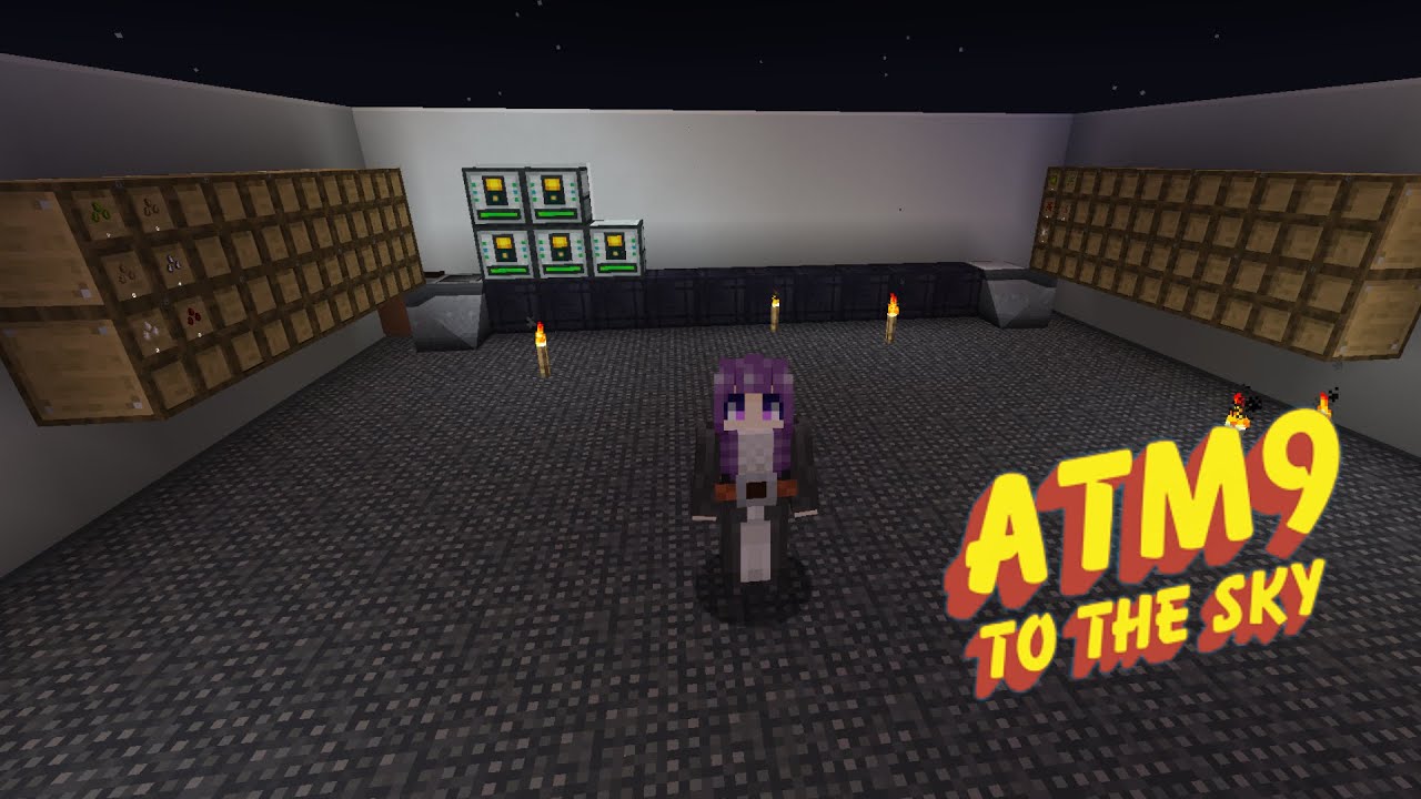 ATM9 To the sky: EP2 Mystical Agriculture, Super Factory Manager and ...