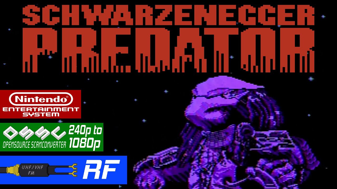 Predator (NES) OSSC RF original hardware capture 🛑archived livestream🛑 ...