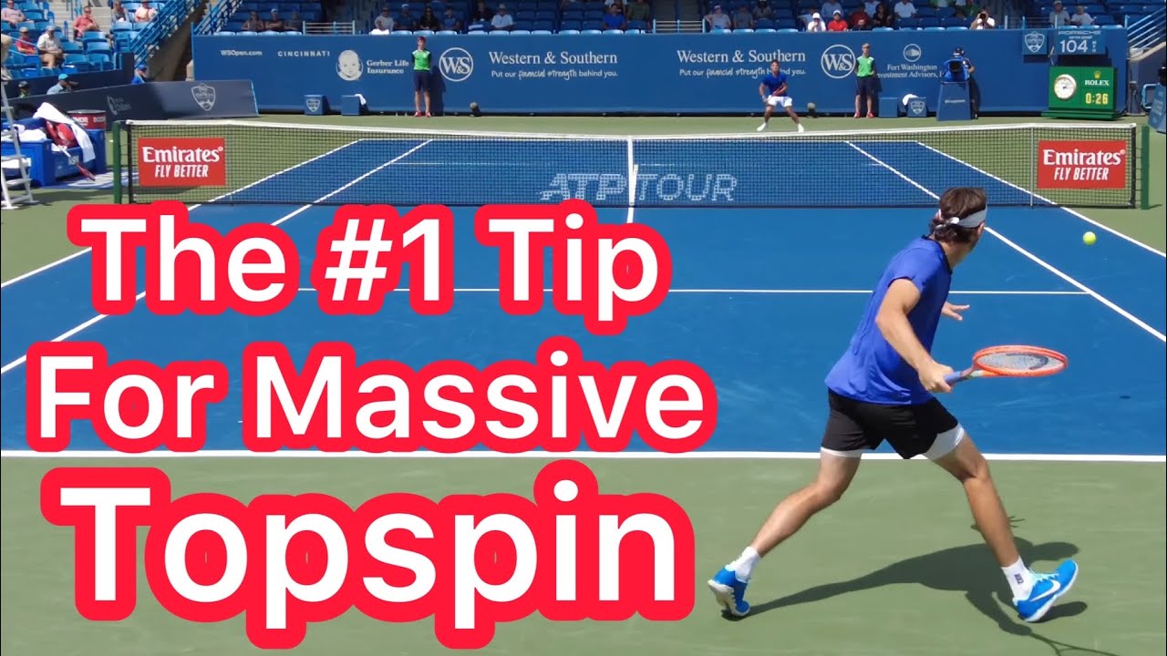 #1 Tip For Massive Topspin (Tennis Forehand Explained) - YouTube