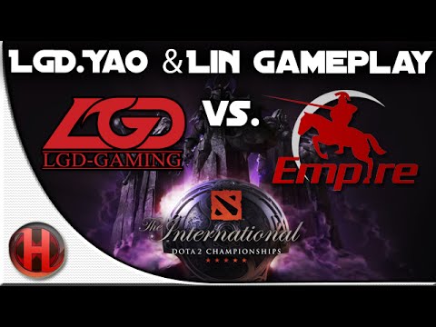 Dota 2 - #TI4 LGD.Yao & Lin Gameplay vs Team Empire - YouTube