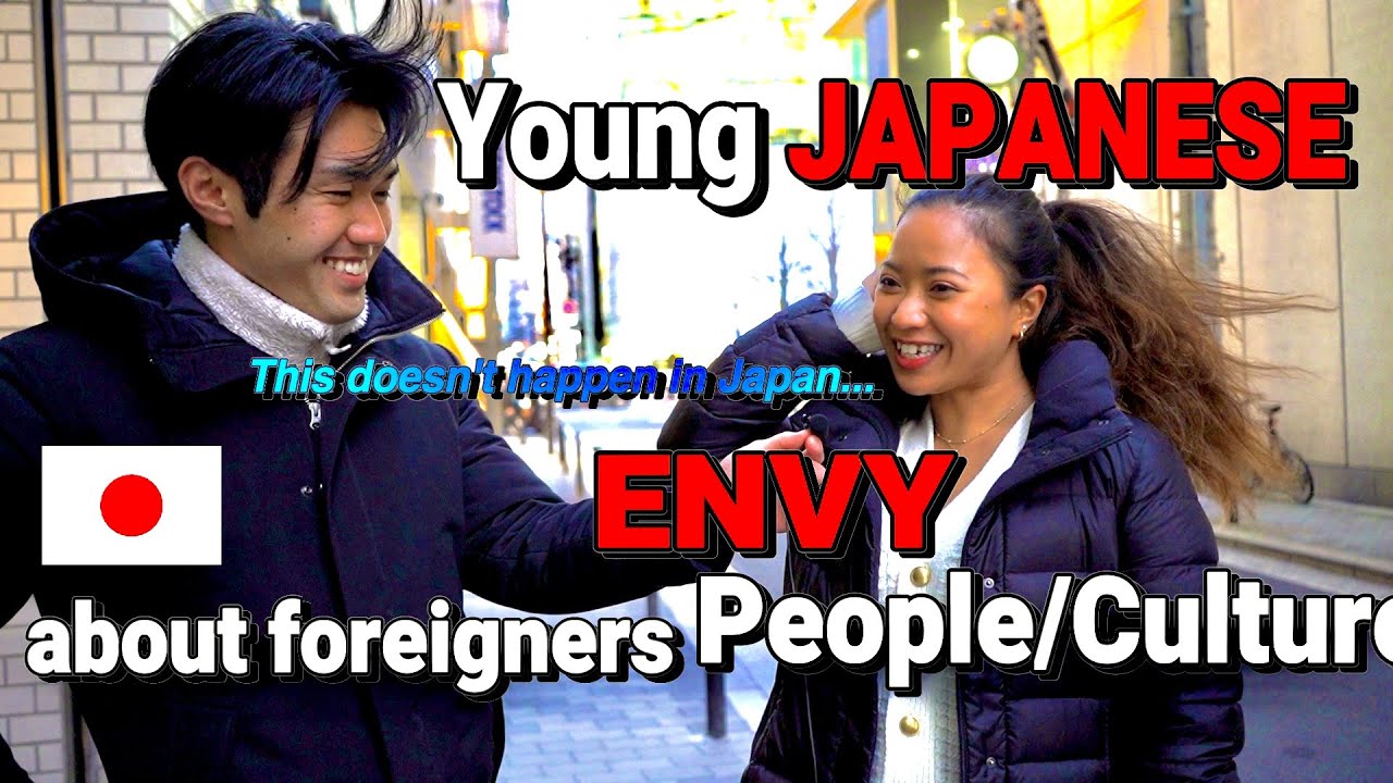 What young JAPANESE envy about FOREIGN | street interview - YouTube