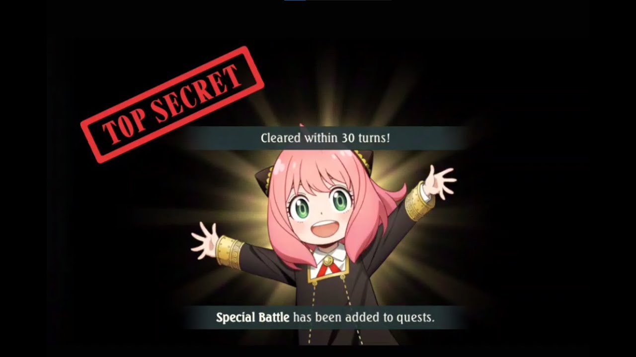 Top Secret Anya Forger Special Battle with Budget Heal Haven (7 Gold ...
