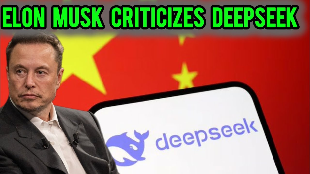 ELON MUSK CRITICIZING DEEPSEEK R1 MODEL.... - YouTube