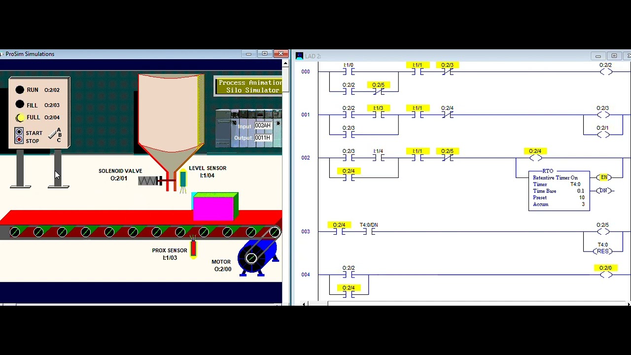 LogixPro 500 Simulator Practice 2 - YouTube